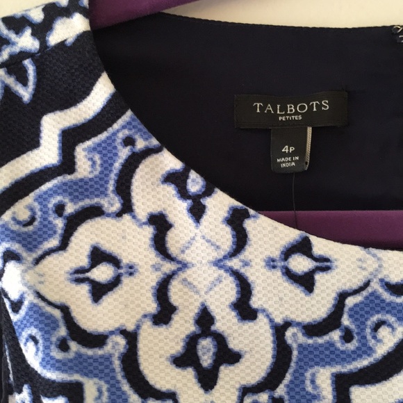 Talbots | Dresses | Gorgeous Talbots Dress Brand Nwt Size 4p | Poshmark